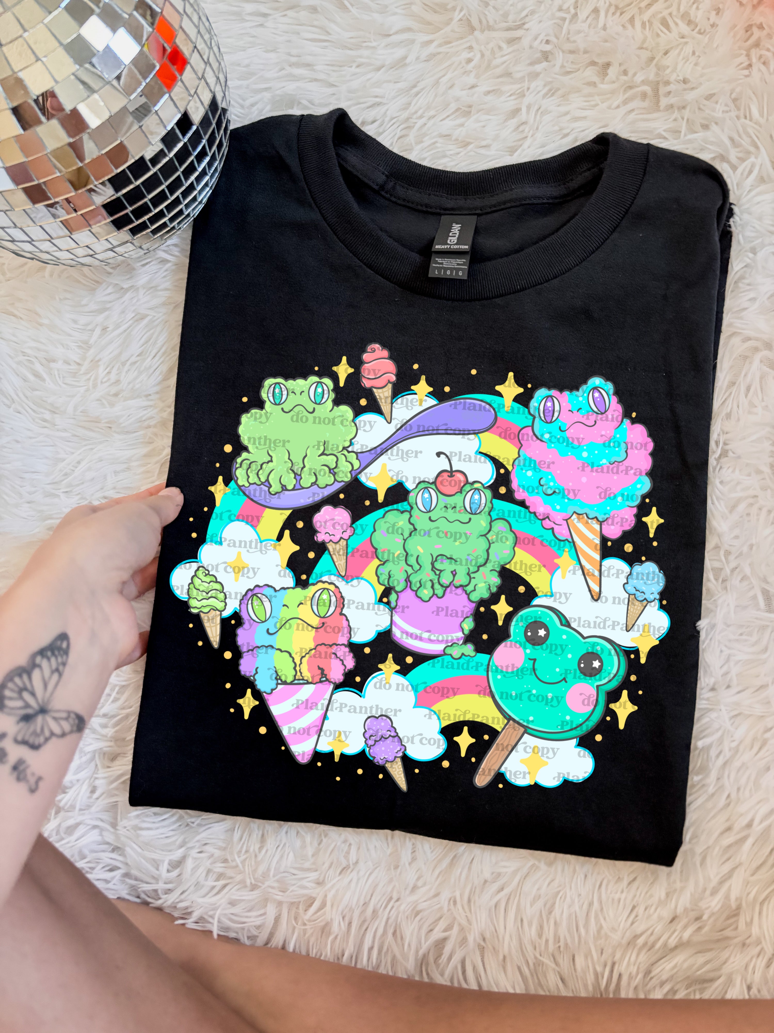 Froggy Ice Cream – Plaid Panther DTF Transfers