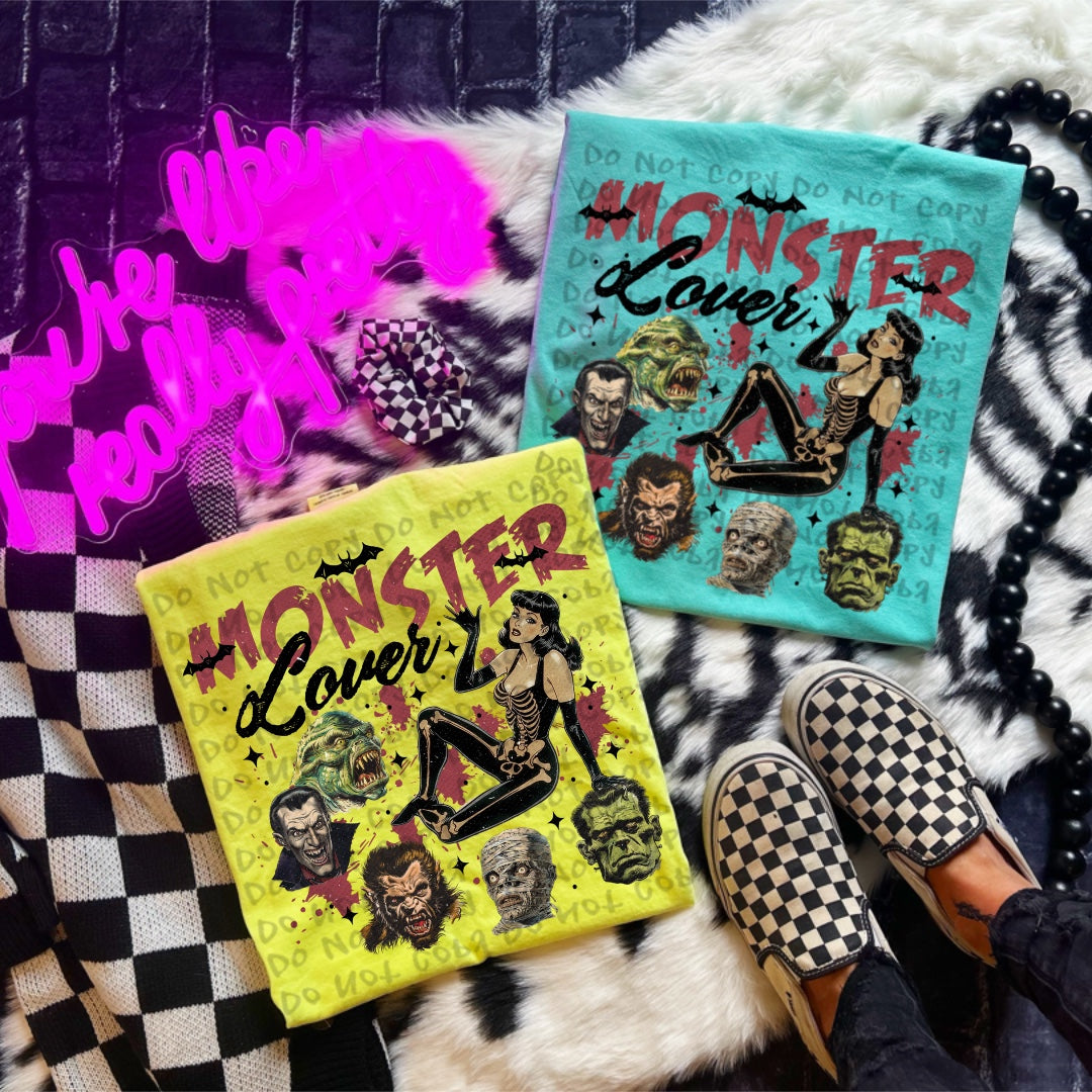 Monster Lover – Plaid Panther DTF Transfers