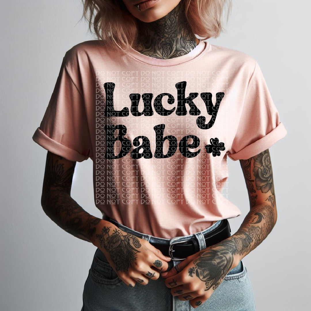 Lucky – Plaid Panther DTF Transfers