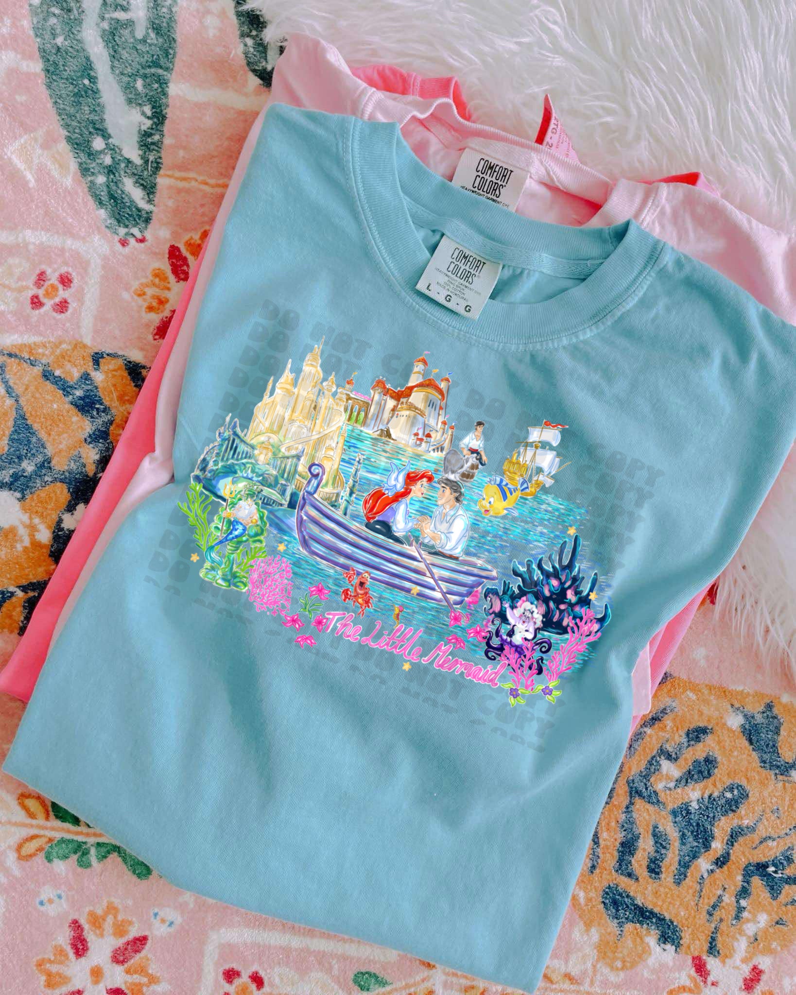 LP Mermaid – Plaid Panther DTF Transfers