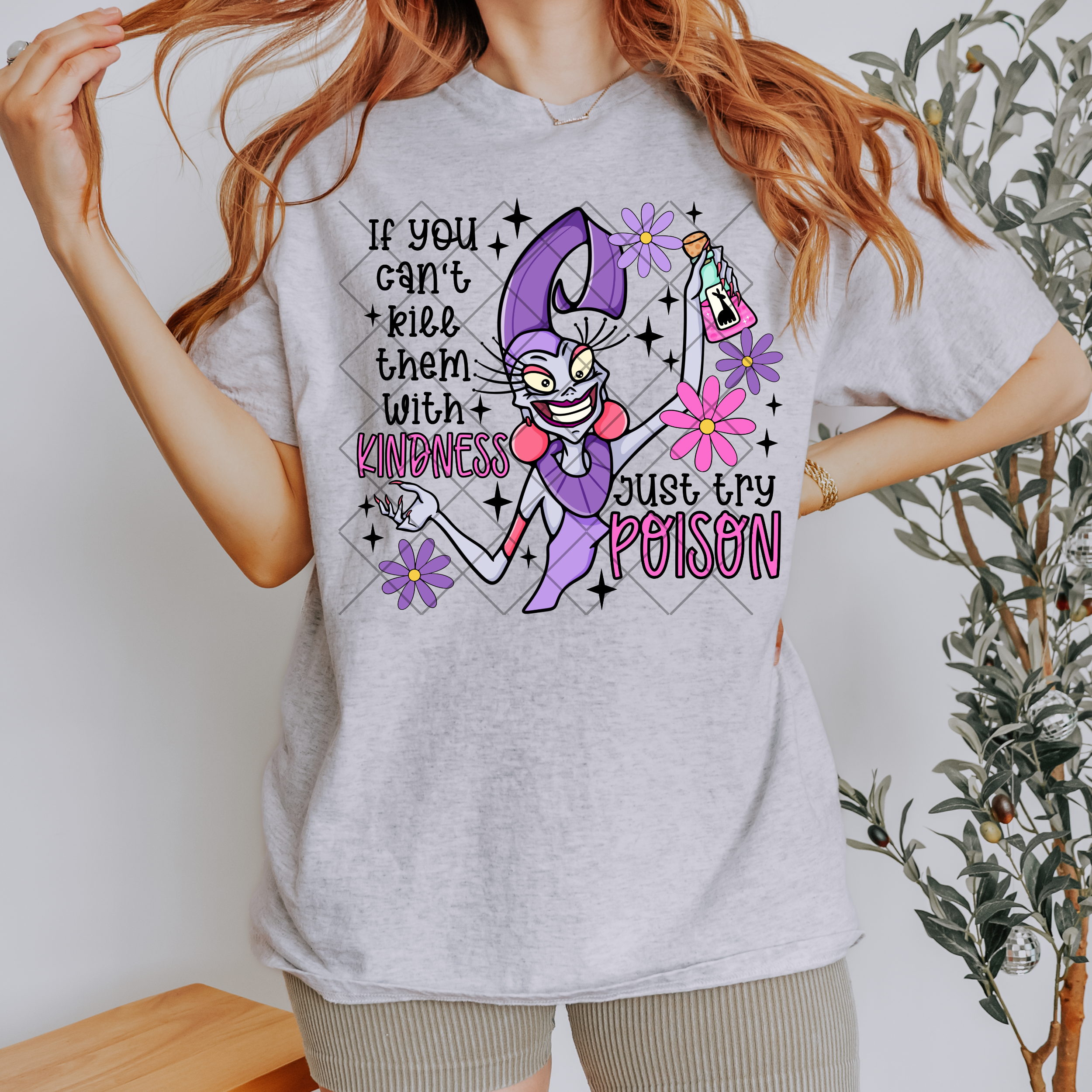 Try Poison – Plaid Panther DTF Transfers