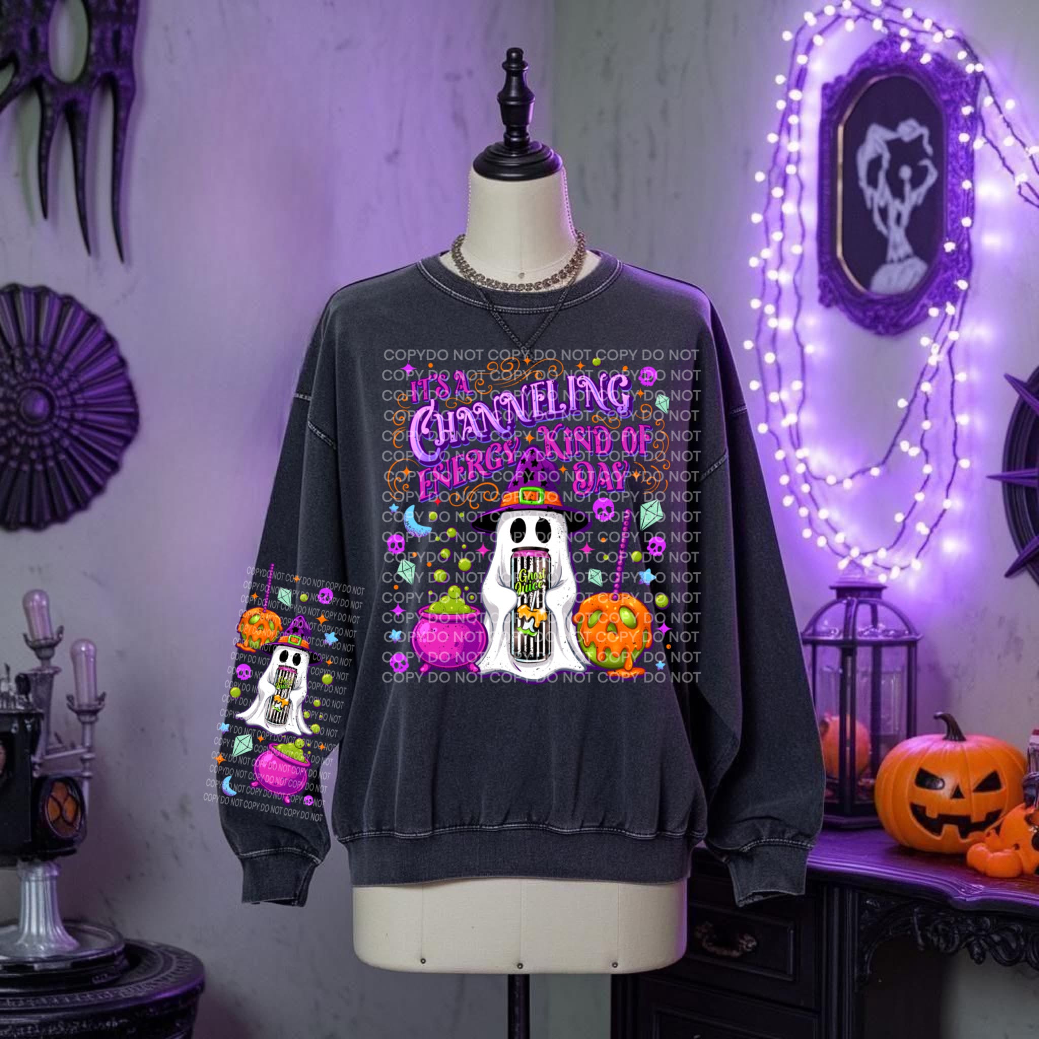 Channeling Energy Ghost – Plaid Panther DTF Transfers