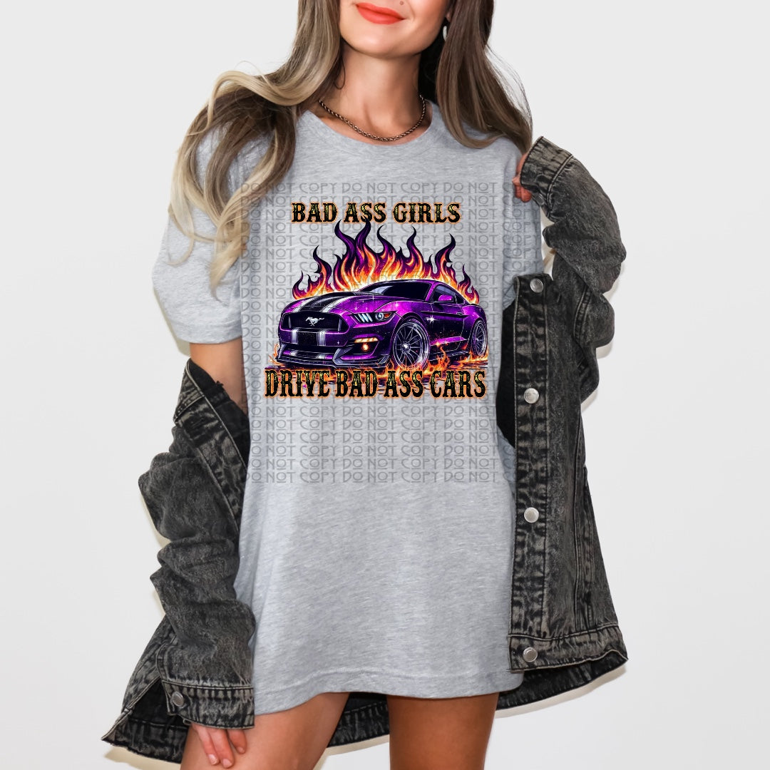 Bad Ass Girls – Plaid Panther DTF Transfers