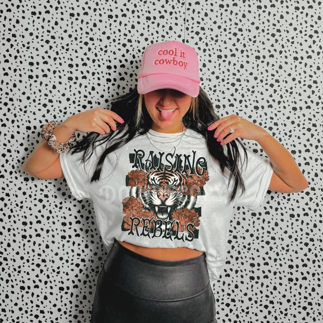 Raising Rebels – Plaid Panther DTF Transfers