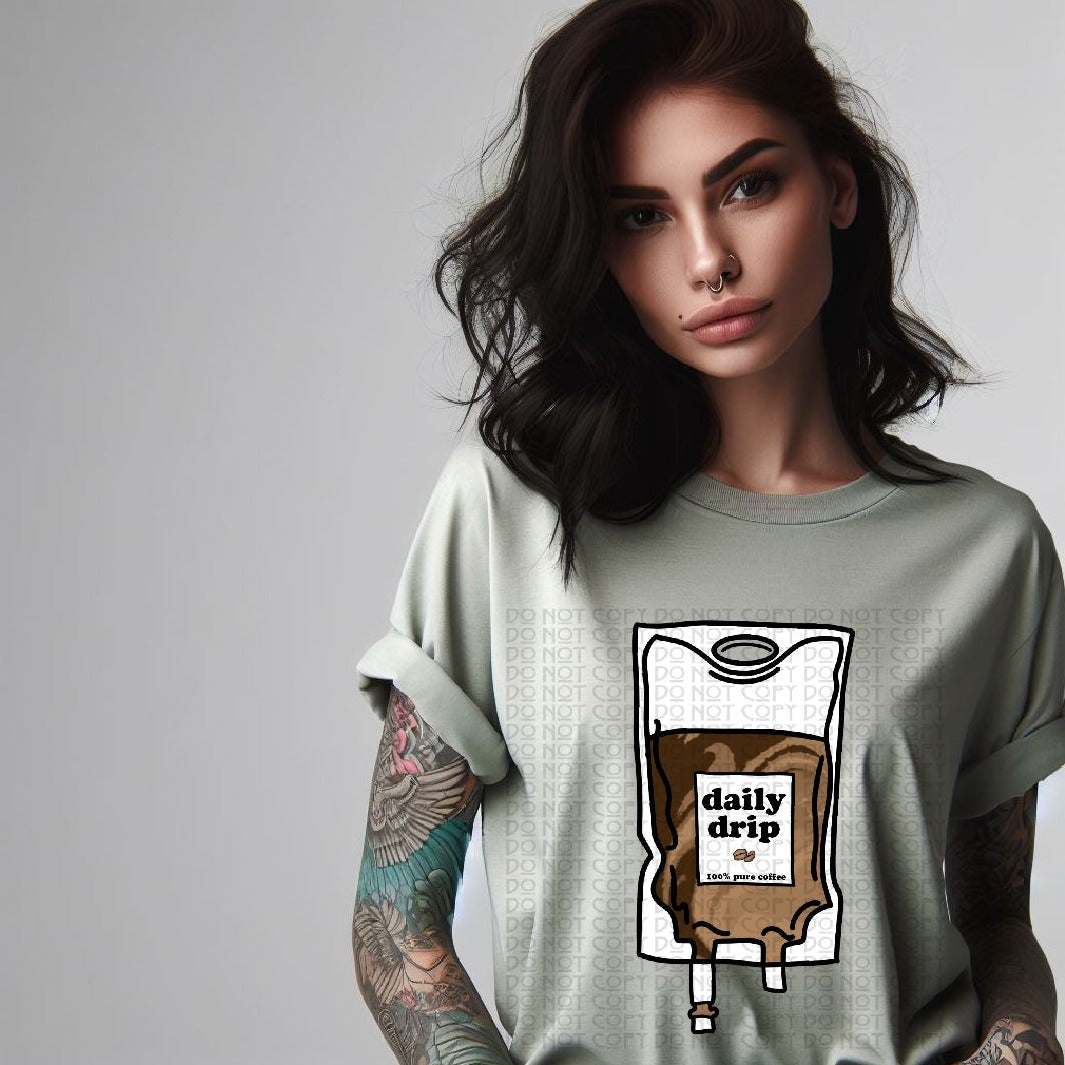 Daily Drip – Plaid Panther DTF Transfers