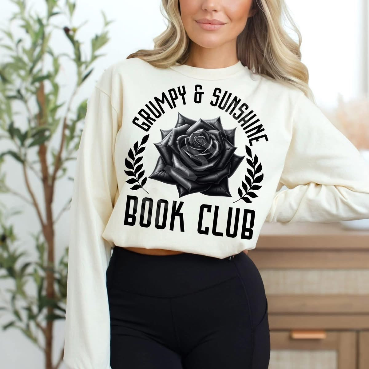 Grumpy and Sunshine Book Club – Plaid Panther DTF Transfers