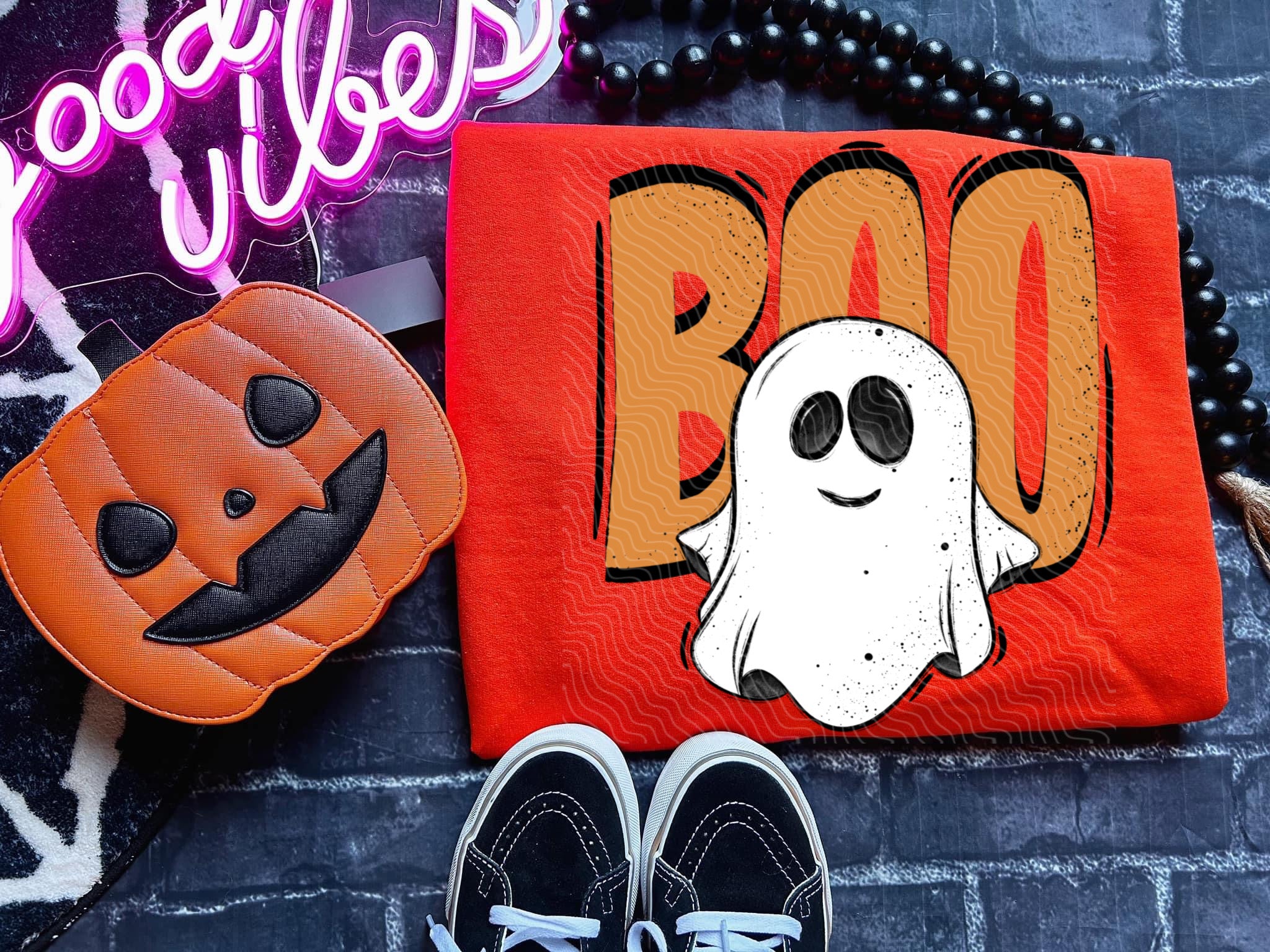 Boo Ghost – Plaid Panther DTF Transfers