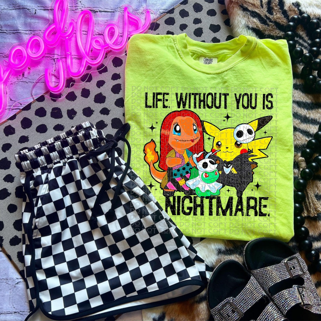 Nightmare – Plaid Panther DTF Transfers