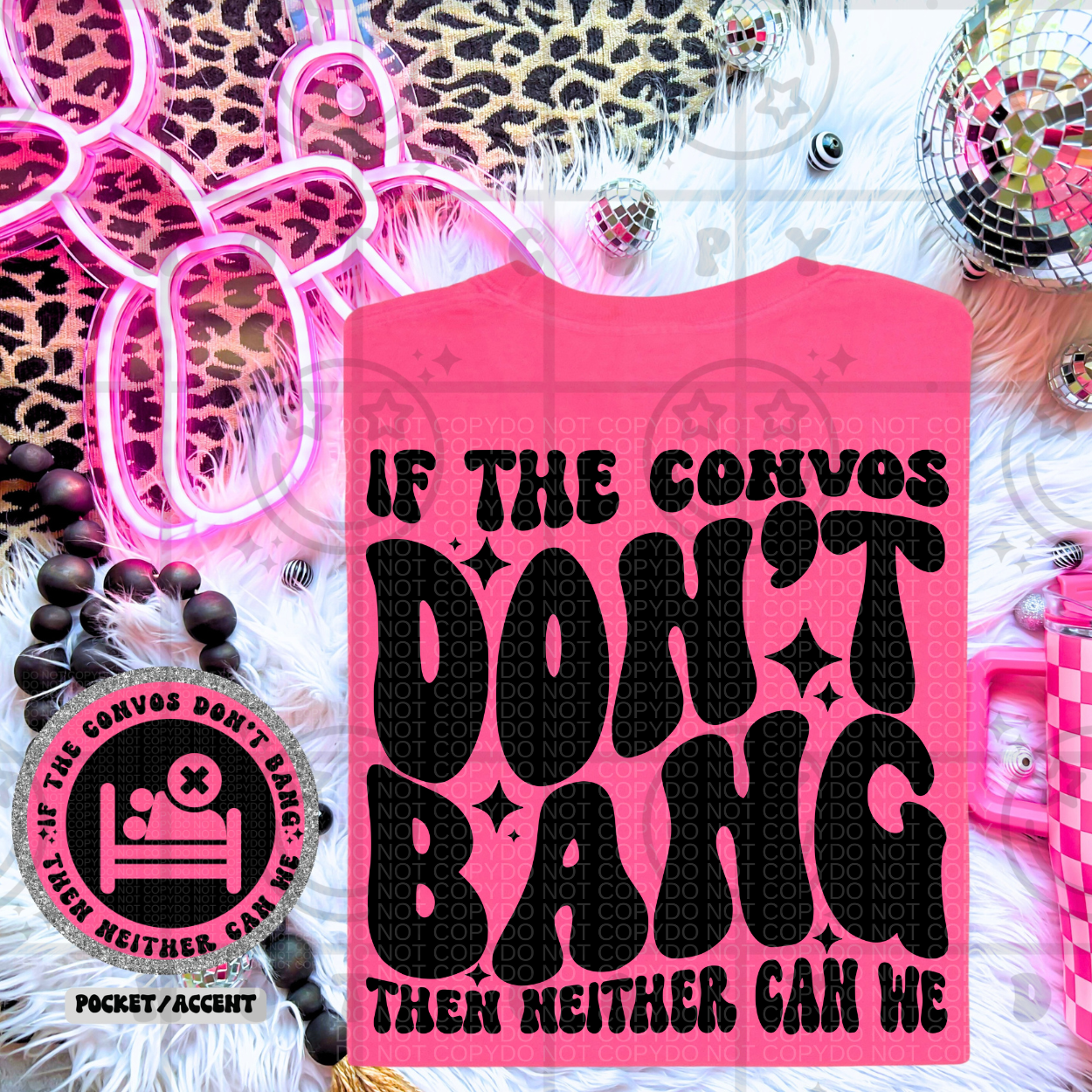 If The Convos – Plaid Panther DTF Transfers