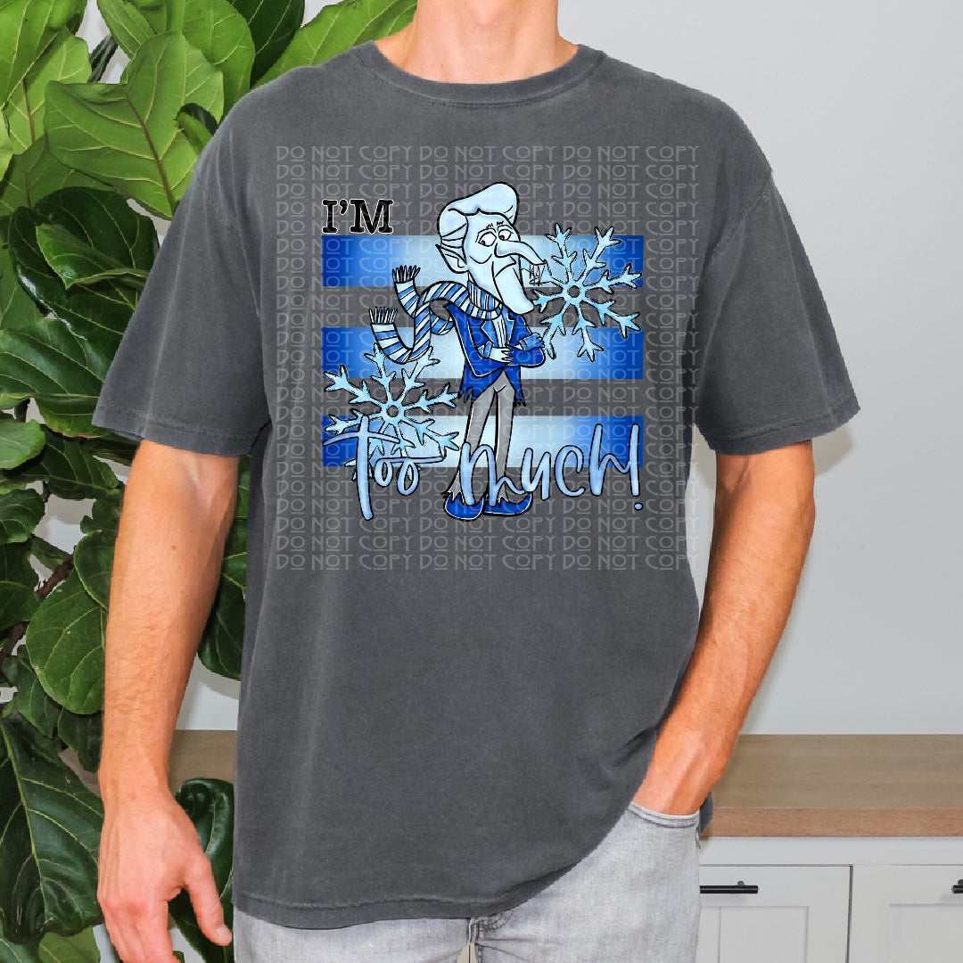 I’m Too Much – Plaid Panther DTF Transfers