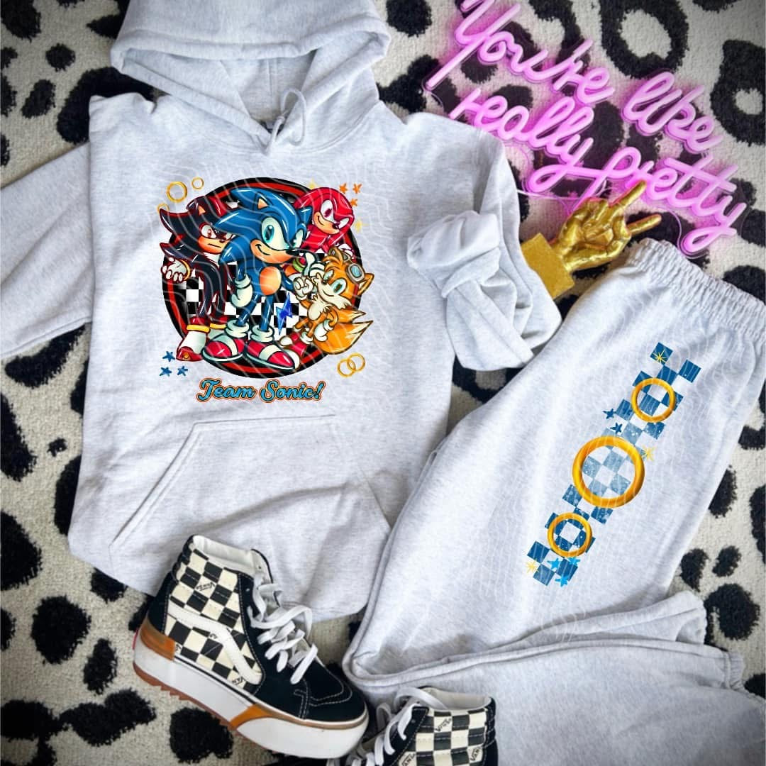 Team Sonic – Plaid Panther DTF Transfers