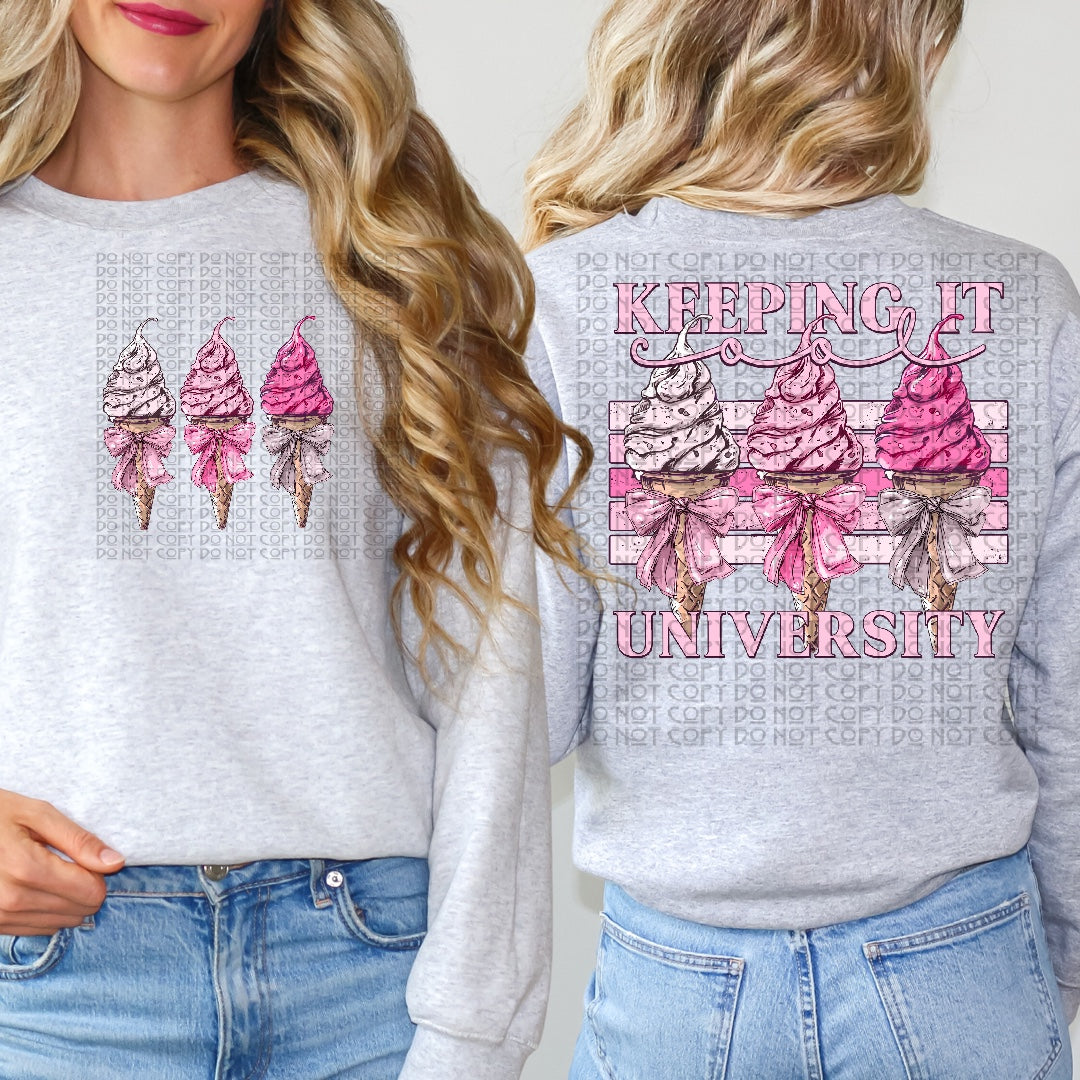 Keepin It Cool University – Plaid Panther DTF Transfers