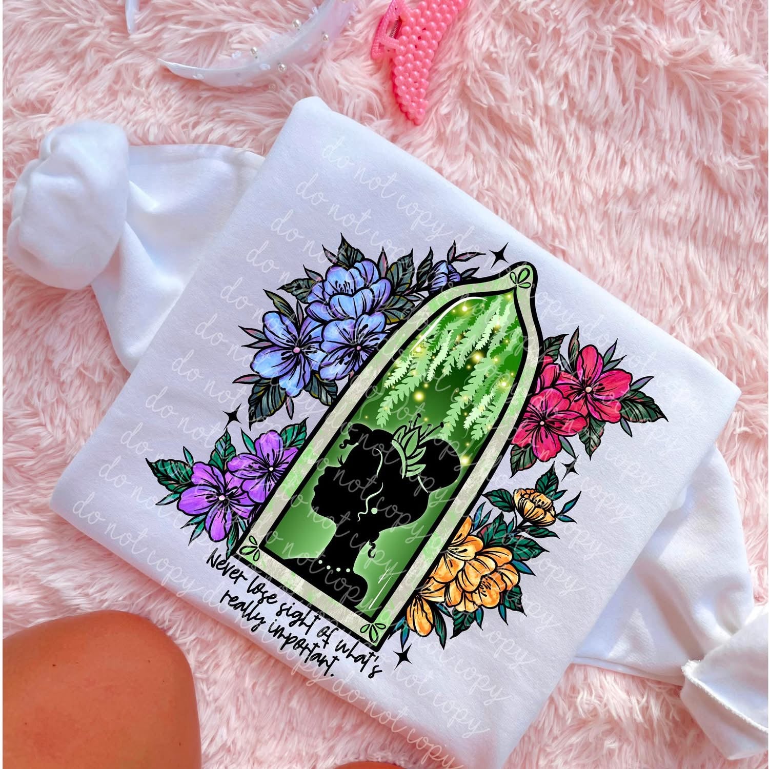 Green Princess Stained Glass – Plaid Panther DTF Transfers