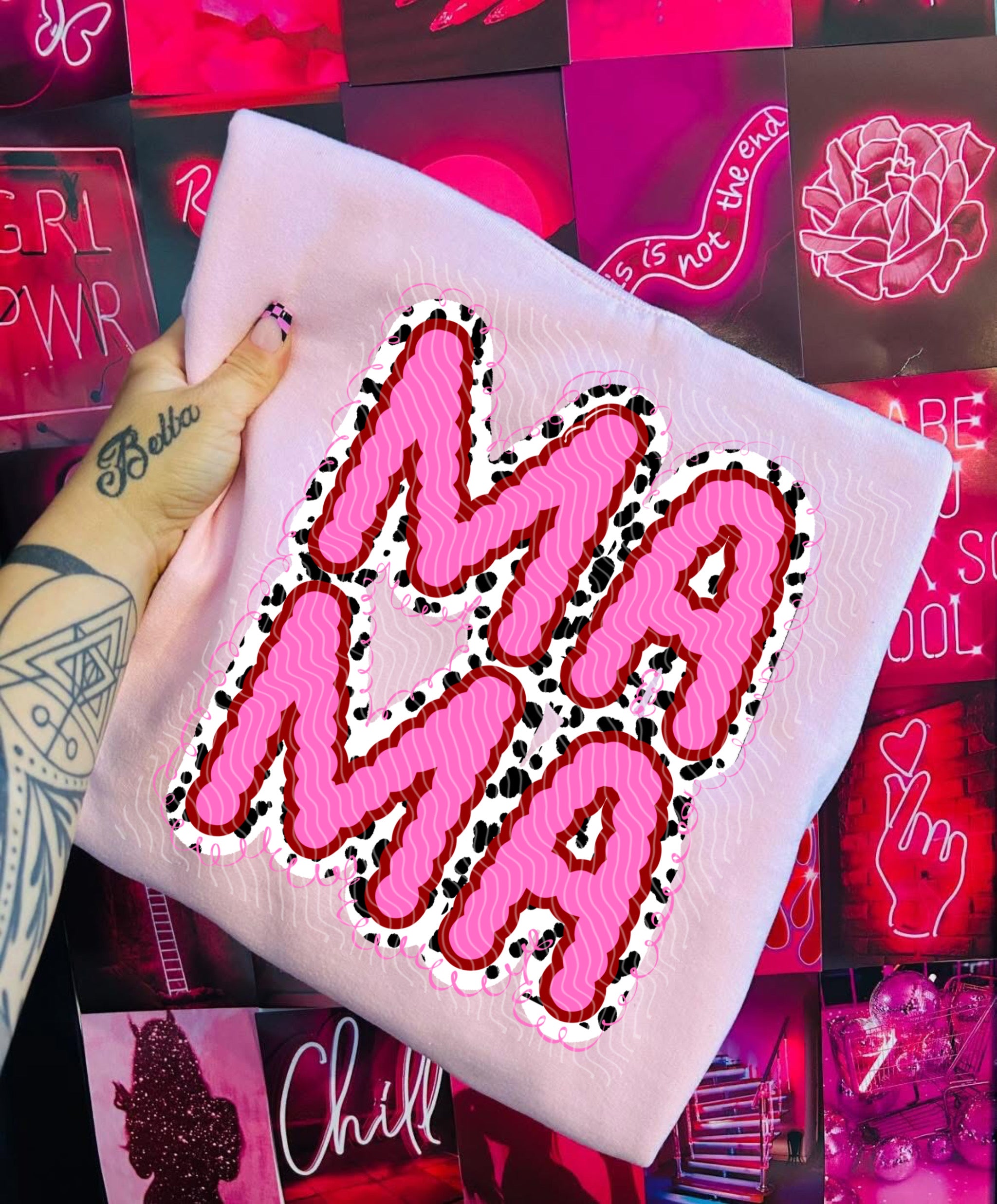 Mama Doodle – Plaid Panther DTF Transfers