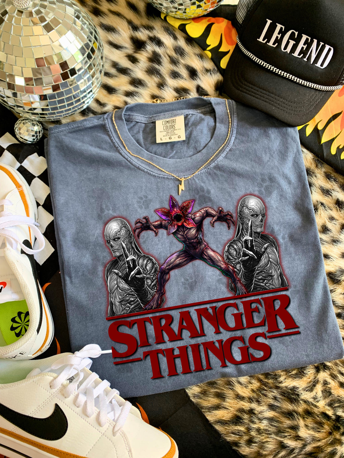 Demogorgon Trio – Plaid Panther DTF Transfers