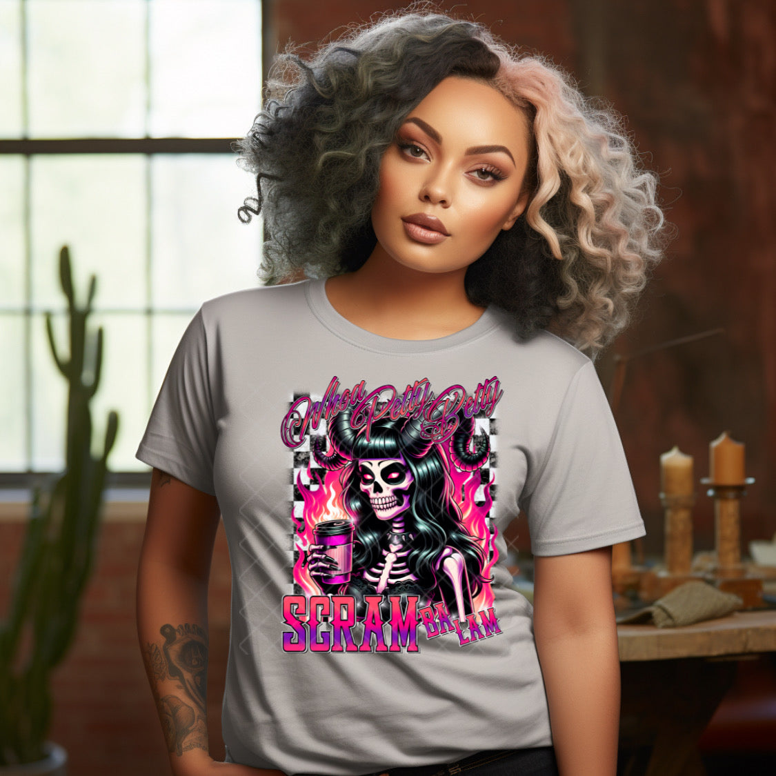 Petty Betty – Plaid Panther DTF Transfers