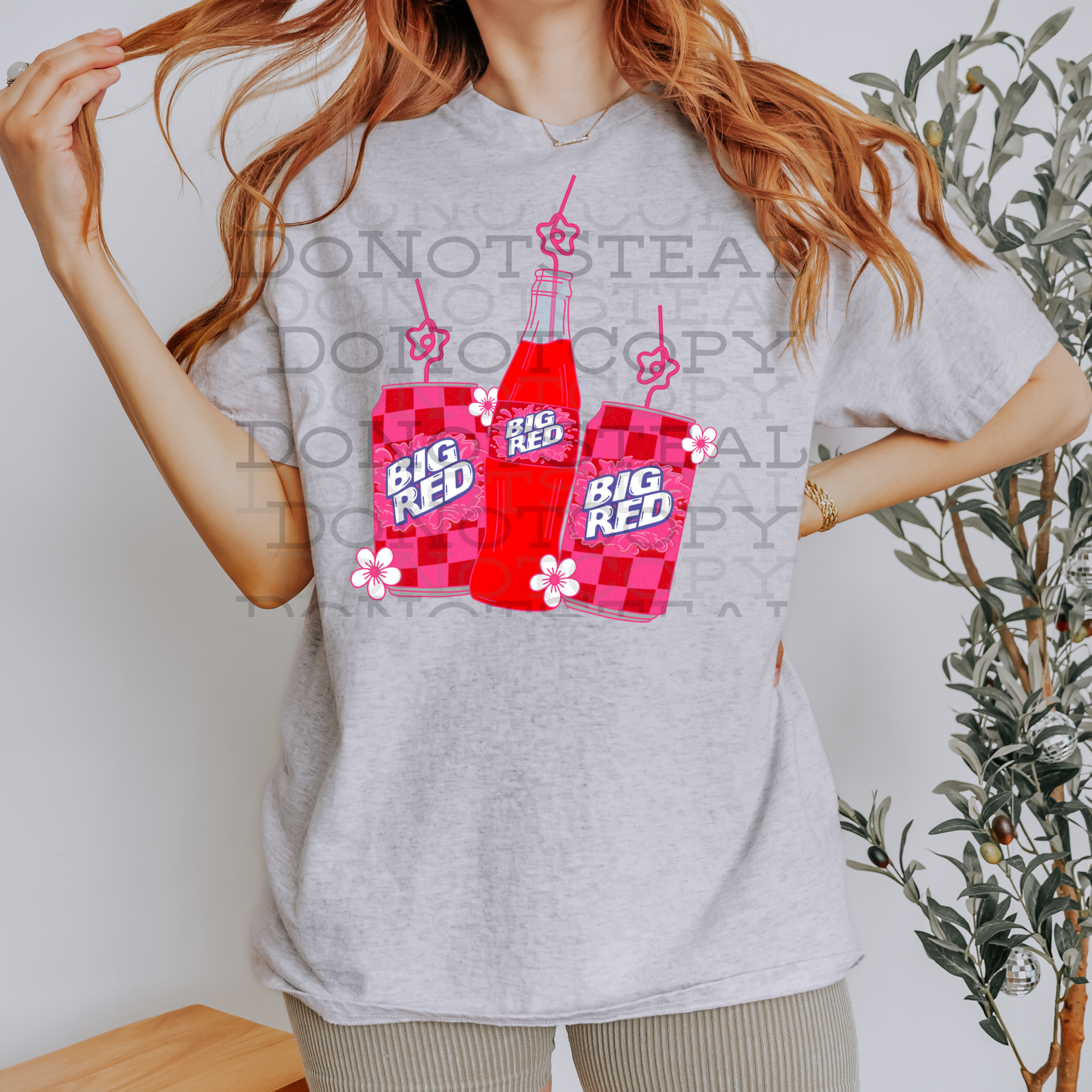 Big Red – Plaid Panther DTF Transfers