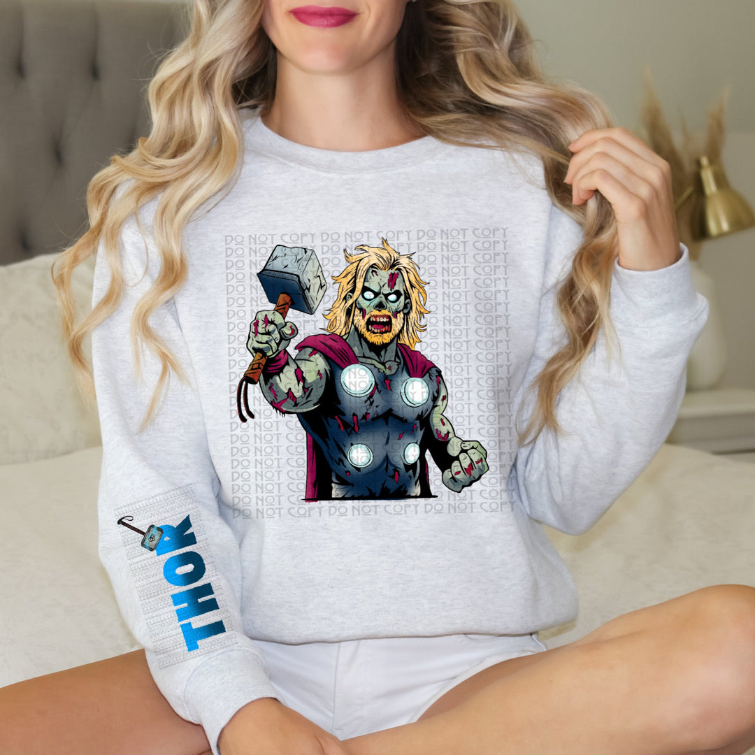 Zombie Superhero – Plaid Panther DTF Transfers