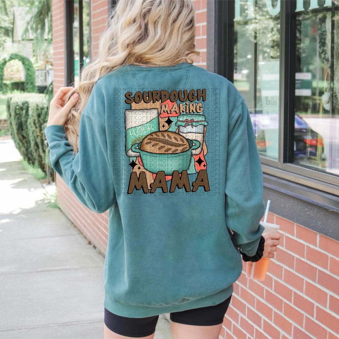 Sourdough Making Mama – Plaid Panther DTF Transfers