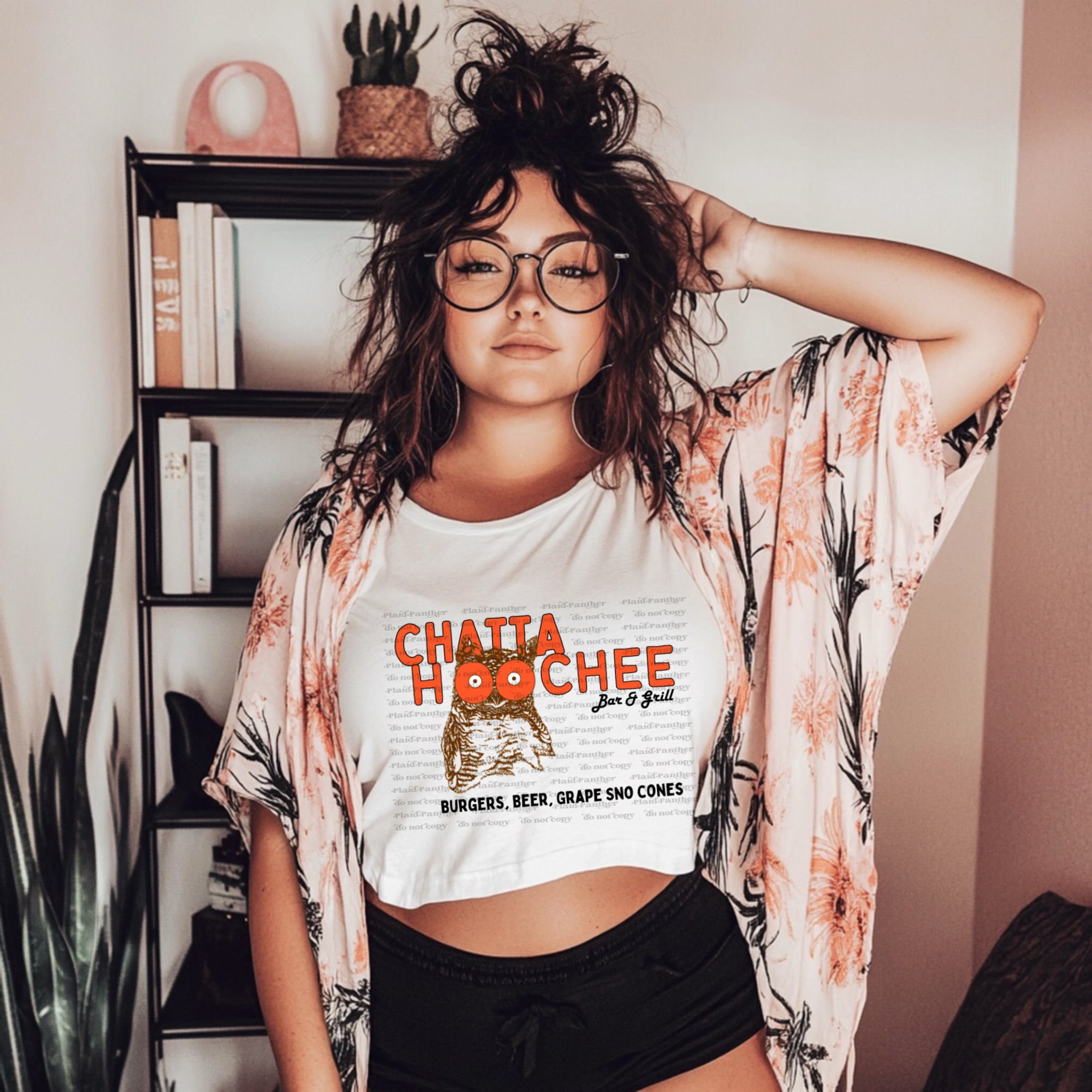 Chat Ah Hooch – Plaid Panther DTF Transfers