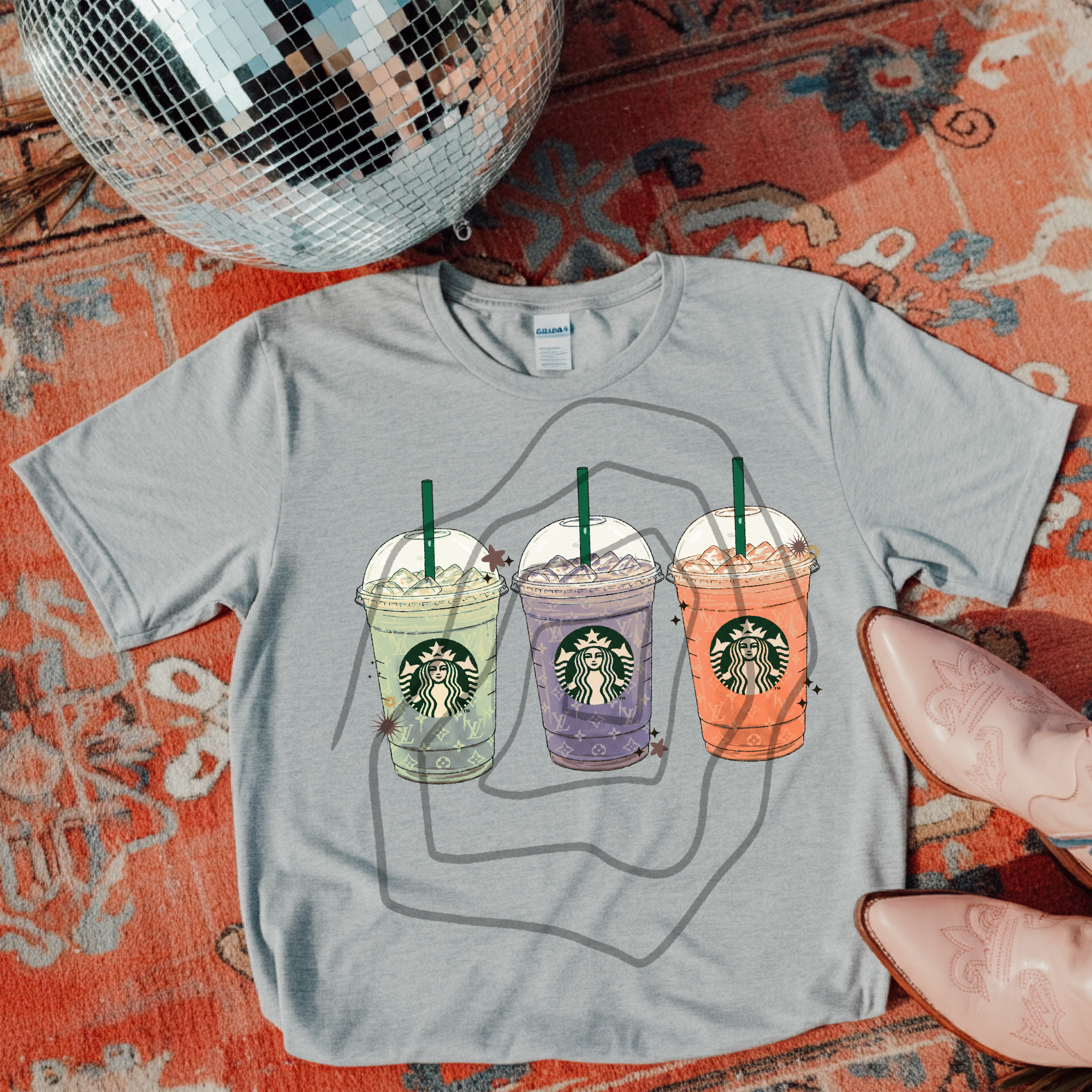 Coffee Trio – Plaid Panther DTF Transfers