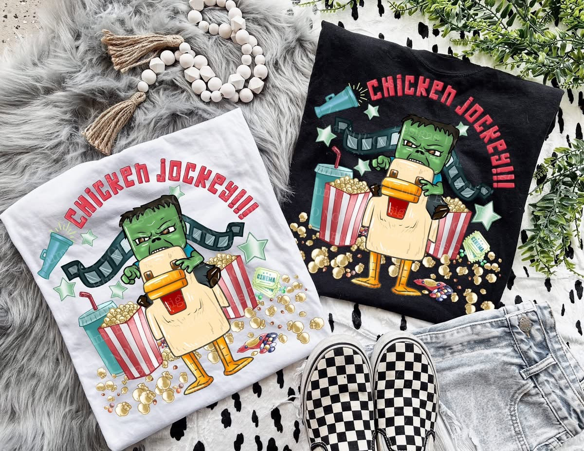 Chicken Jockey – Plaid Panther DTF Transfers