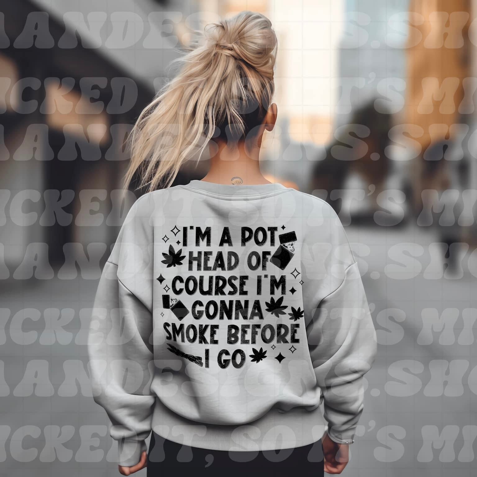 Pot Head – Plaid Panther DTF Transfers