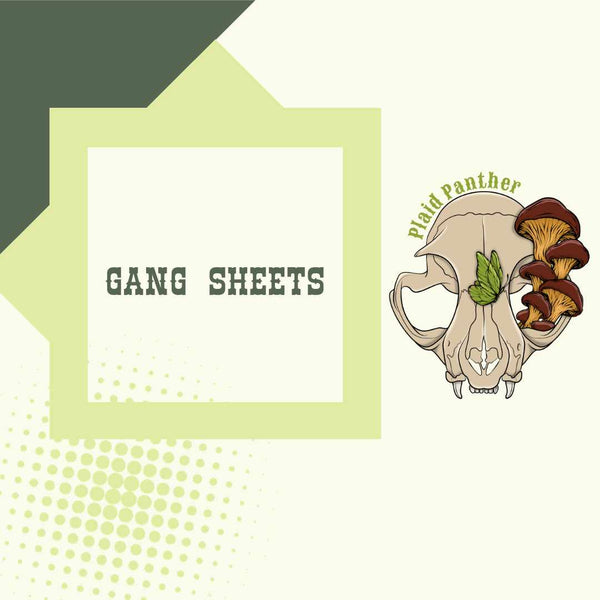 Custom Gang Sheets – Plaid Panther DTF Transfers