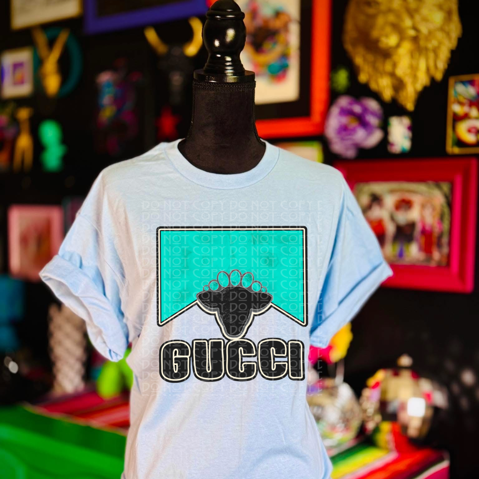 Gucc – Plaid Panther DTF Transfers
