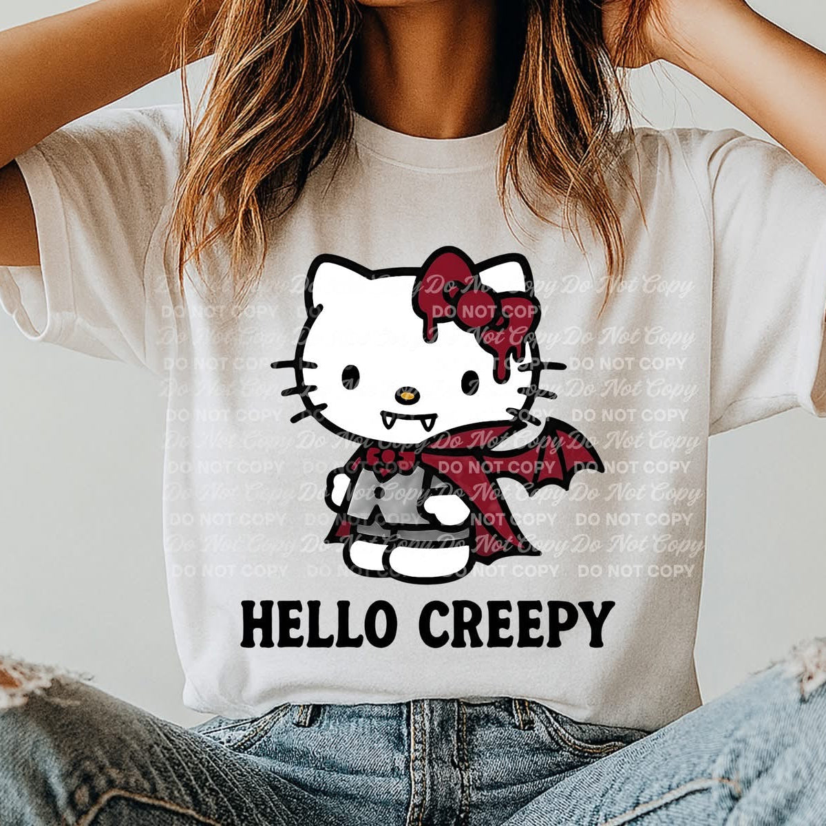 Hello Creepy – Plaid Panther DTF Transfers