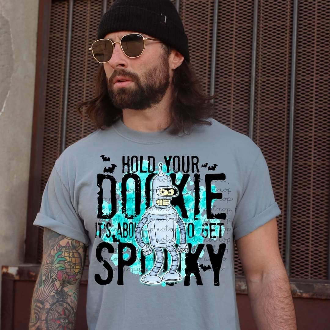 Hold Your Dookie it’s About to Get Spooky – Plaid Panther DTF Transfers