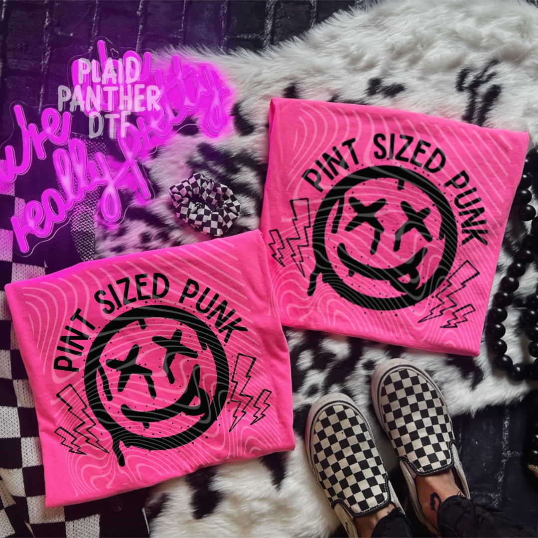 Pint Sized Punk – Plaid Panther DTF Transfers