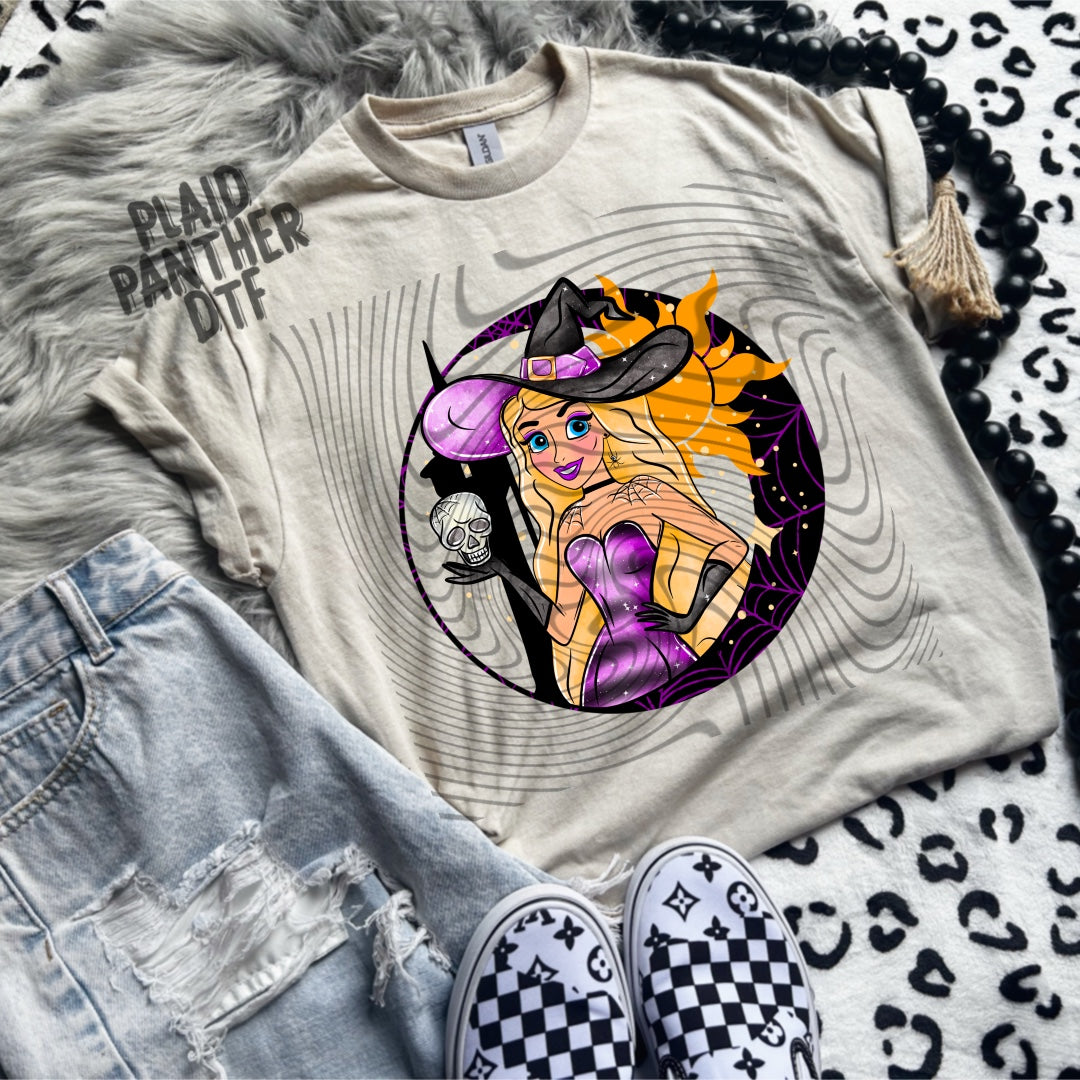 Repunz Witch – Plaid Panther DTF Transfers