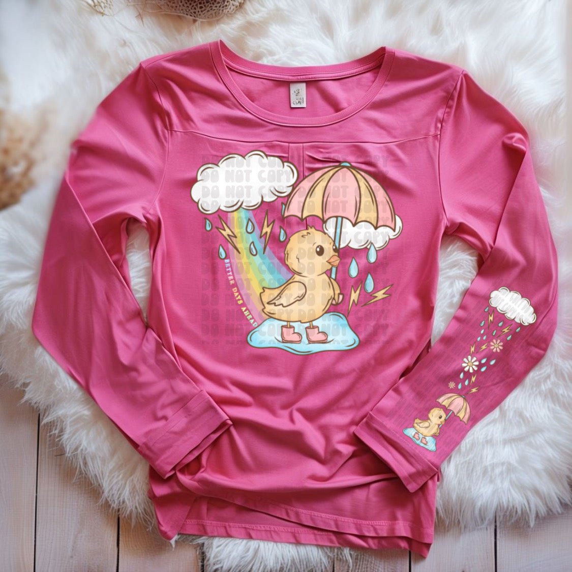 Better Days Ahead Duck – Plaid Panther DTF Transfers