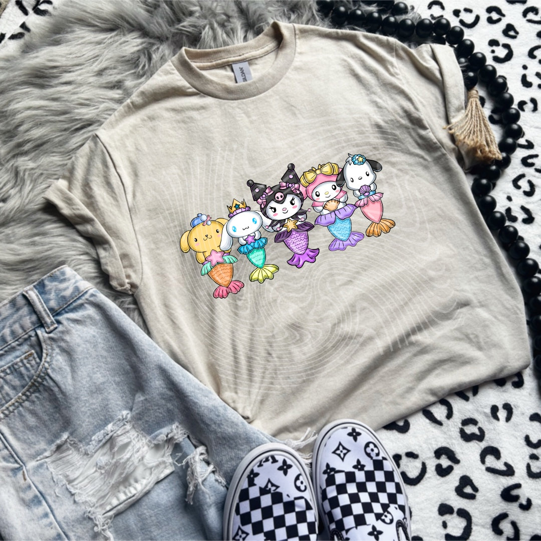 Kitty Mermaid – Plaid Panther DTF Transfers