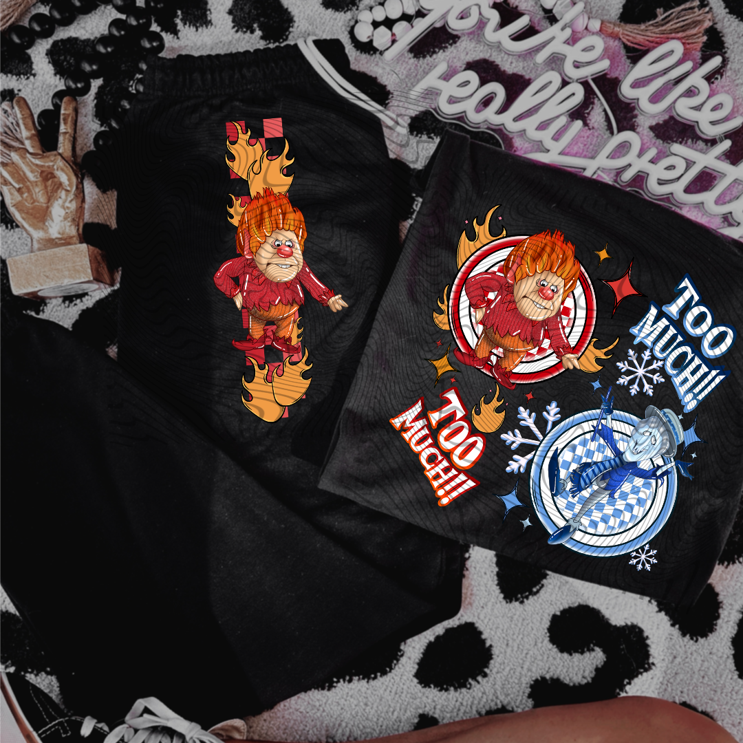 Too Much – Plaid Panther DTF Transfers