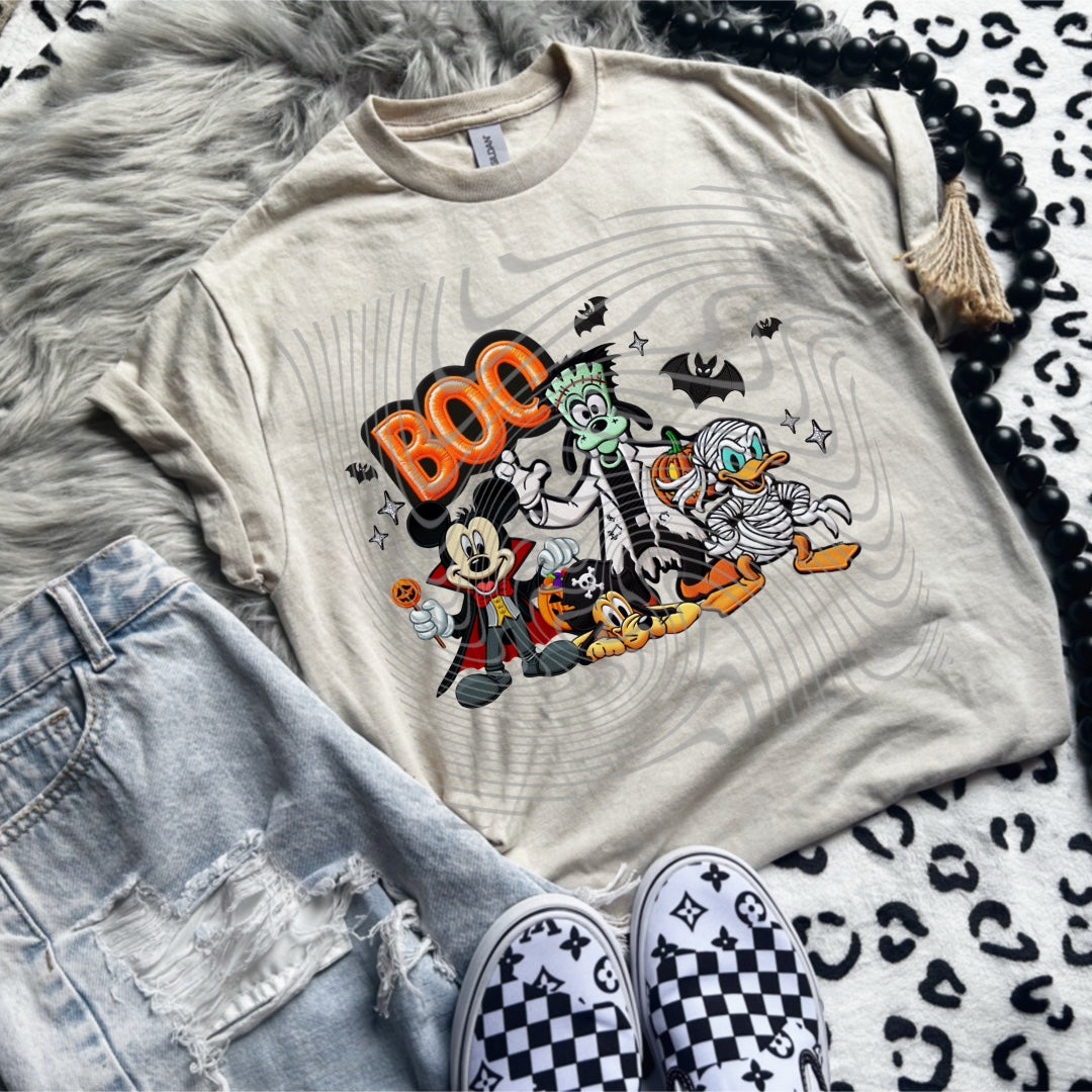 Boo – Plaid Panther DTF Transfers