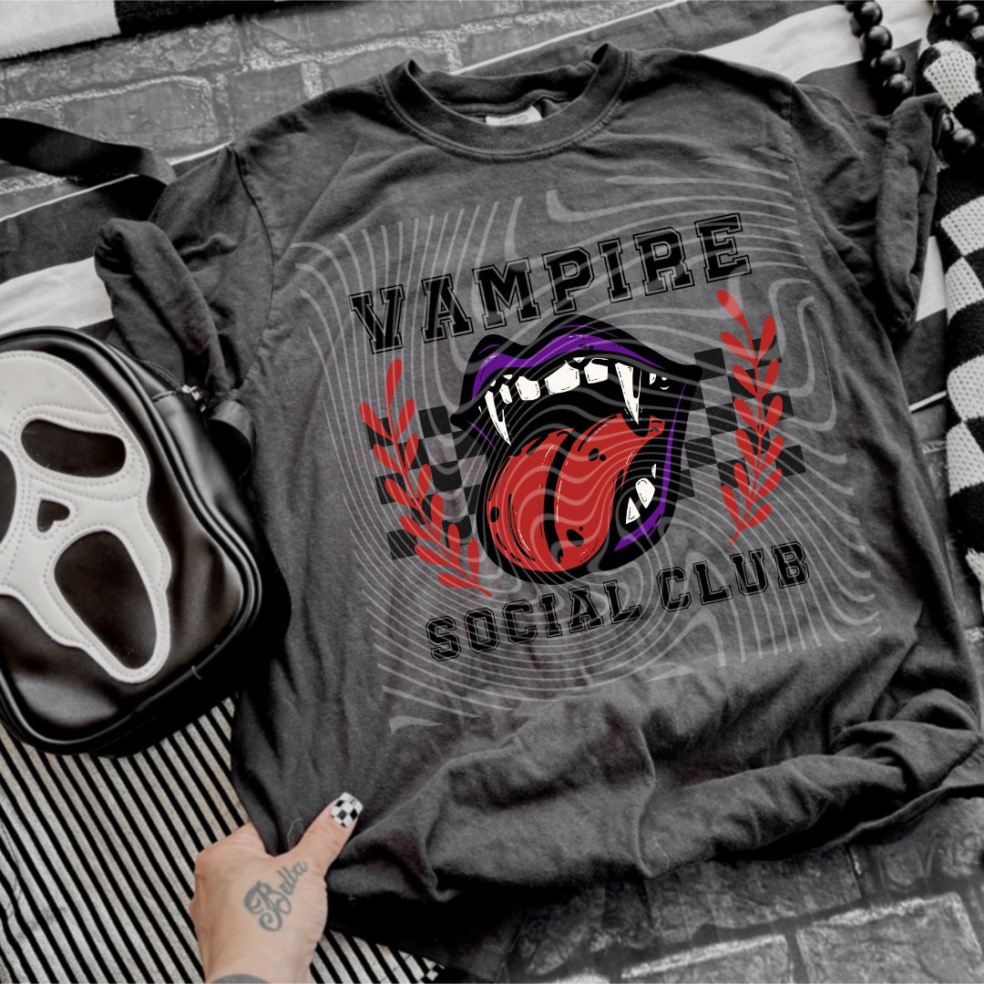 Vampire Social Club – Plaid Panther DTF Transfers