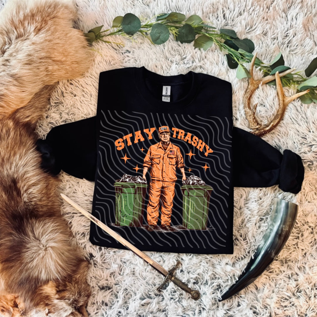 Stay Trashy – Plaid Panther DTF Transfers