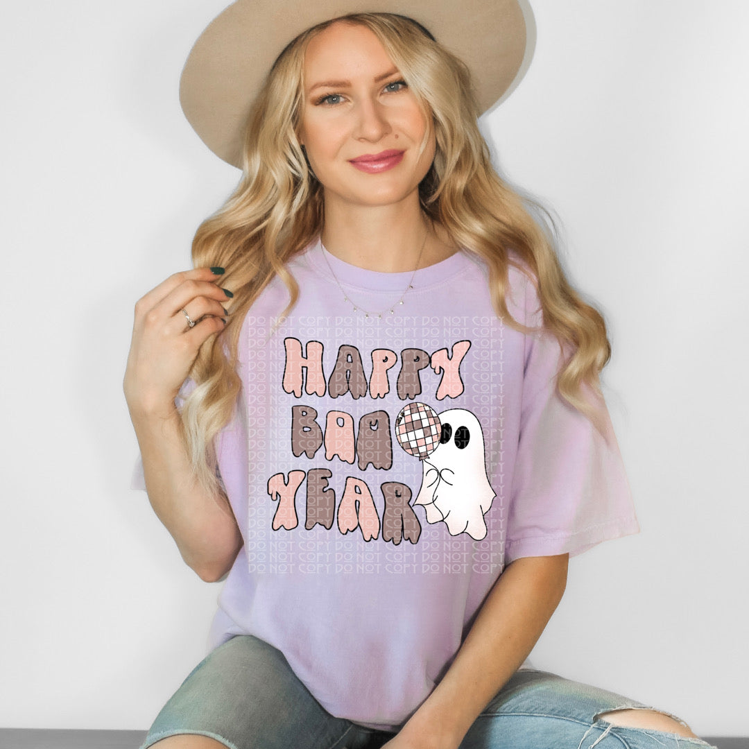 Boo Year – Plaid Panther DTF Transfers