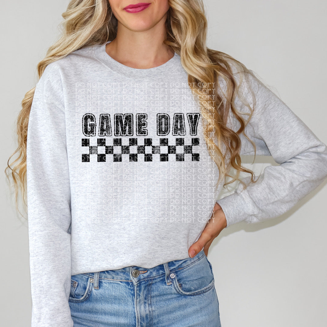 Game Day – Plaid Panther DTF Transfers