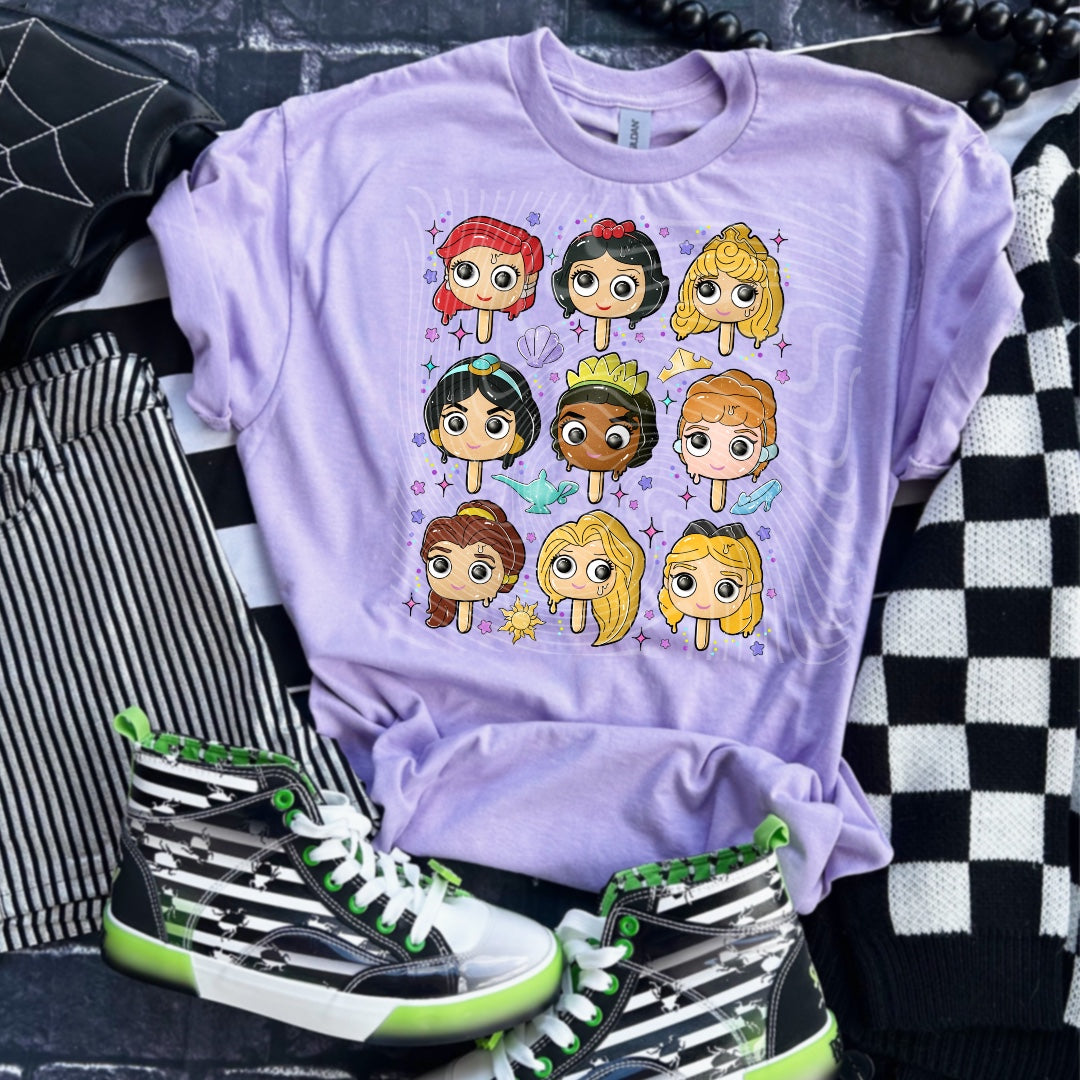 Princess Popsicles – Plaid Panther DTF Transfers