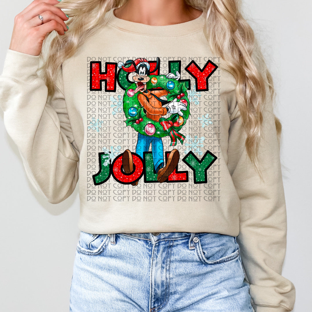 Holly Jolly – Plaid Panther DTF Transfers