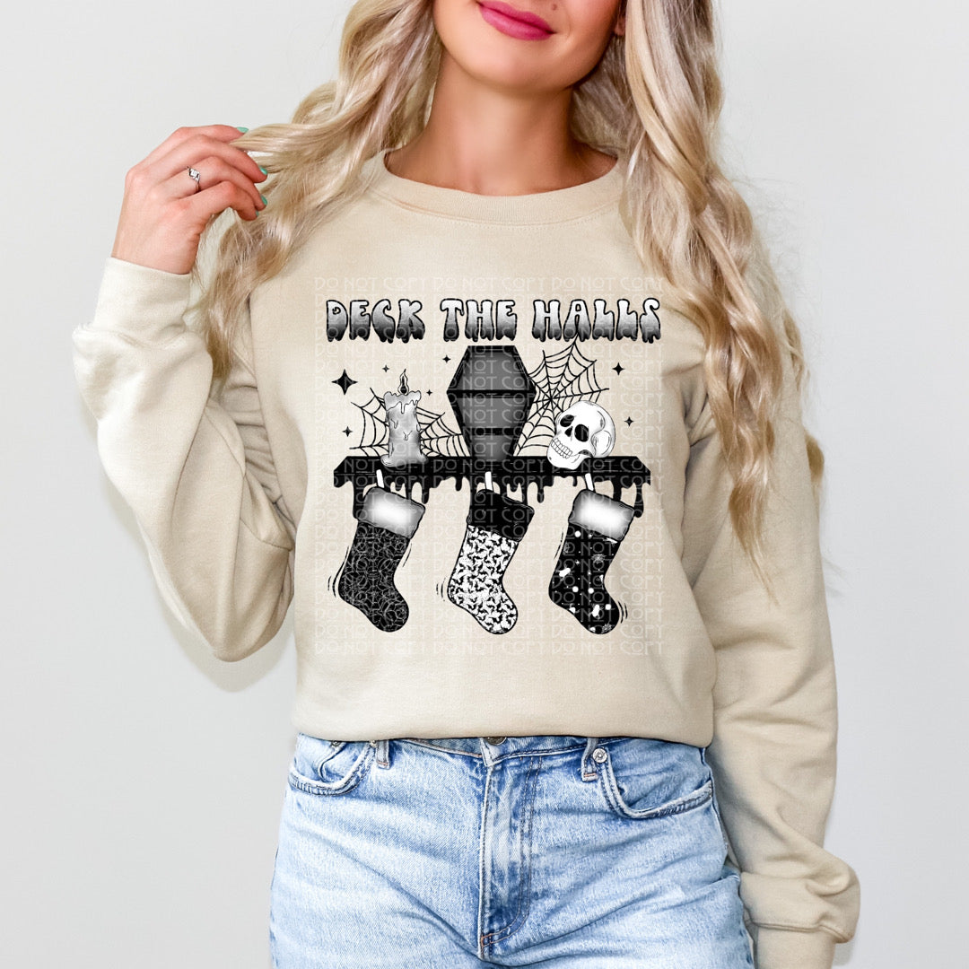 Deck the Halls – Plaid Panther DTF Transfers