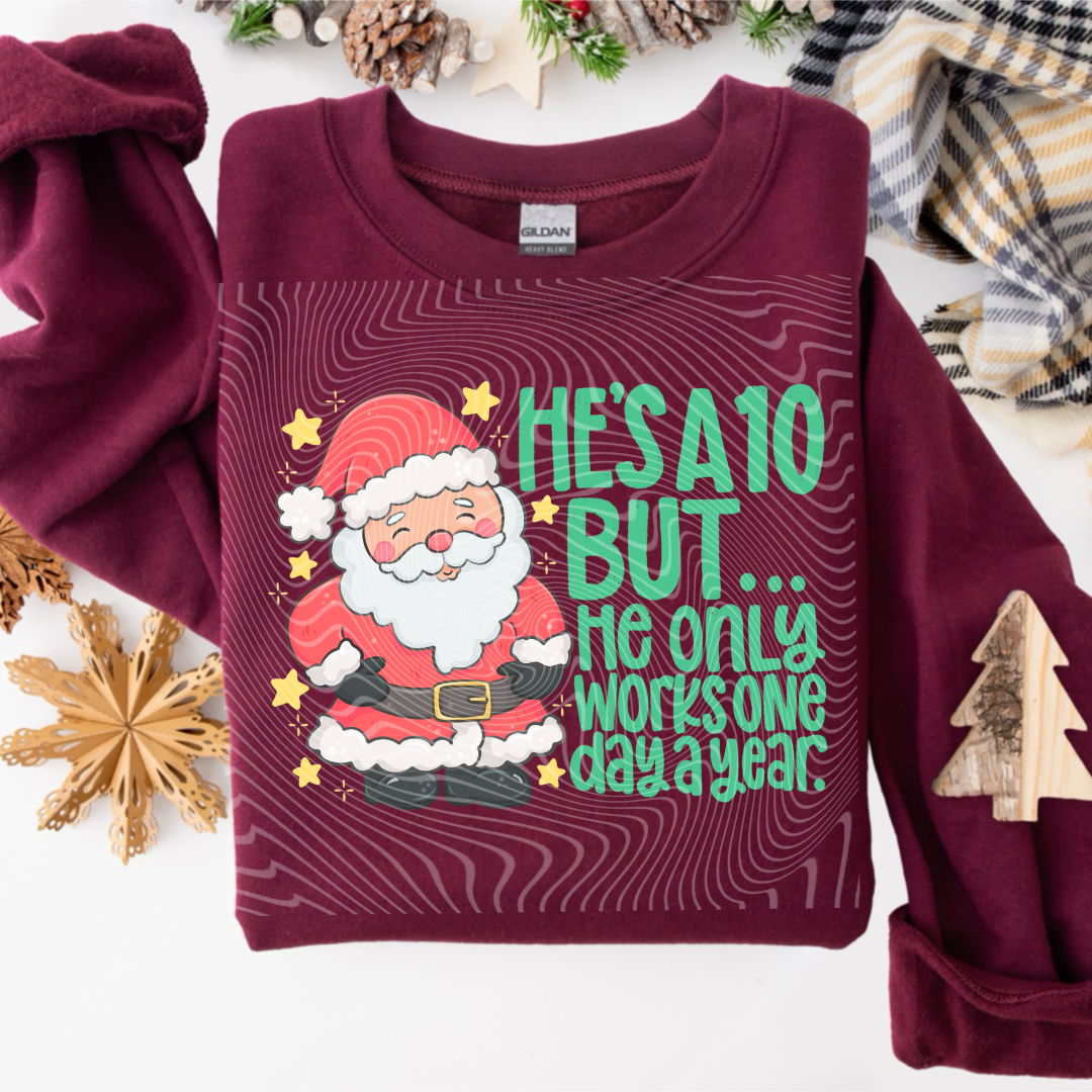 He’s A Ten – Plaid Panther DTF Transfers