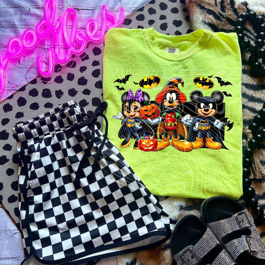 Bat Gang – Plaid Panther DTF Transfers