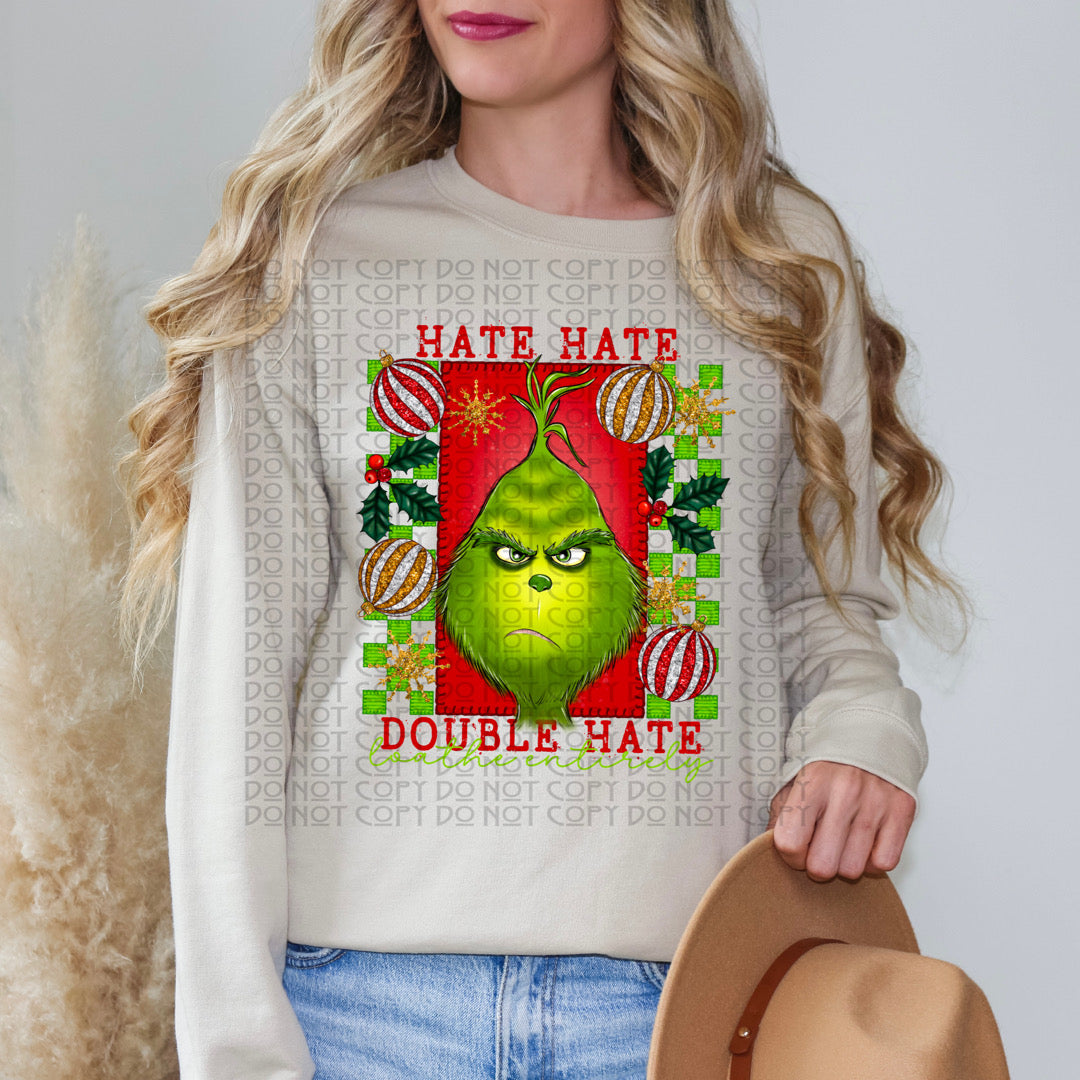 Hate Hate – Plaid Panther DTF Transfers