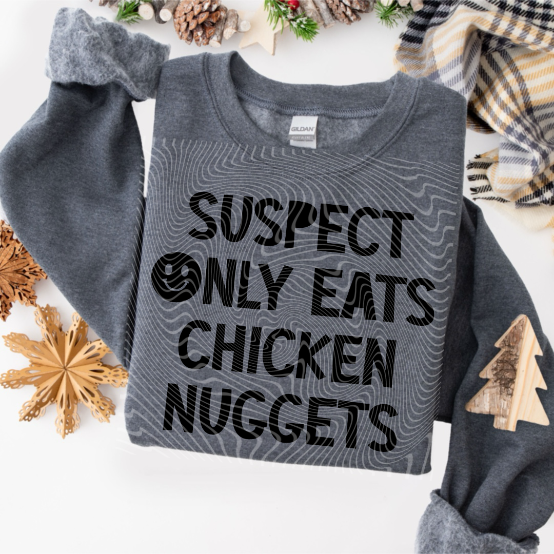Only Eats Chicken Nuggets – Plaid Panther DTF Transfers