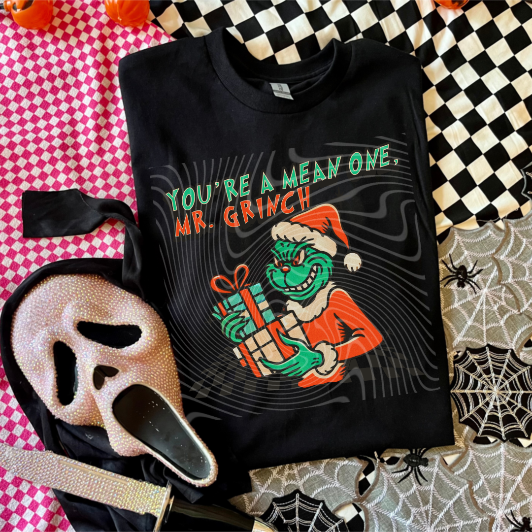 You’re A Mean One – Plaid Panther DTF Transfers