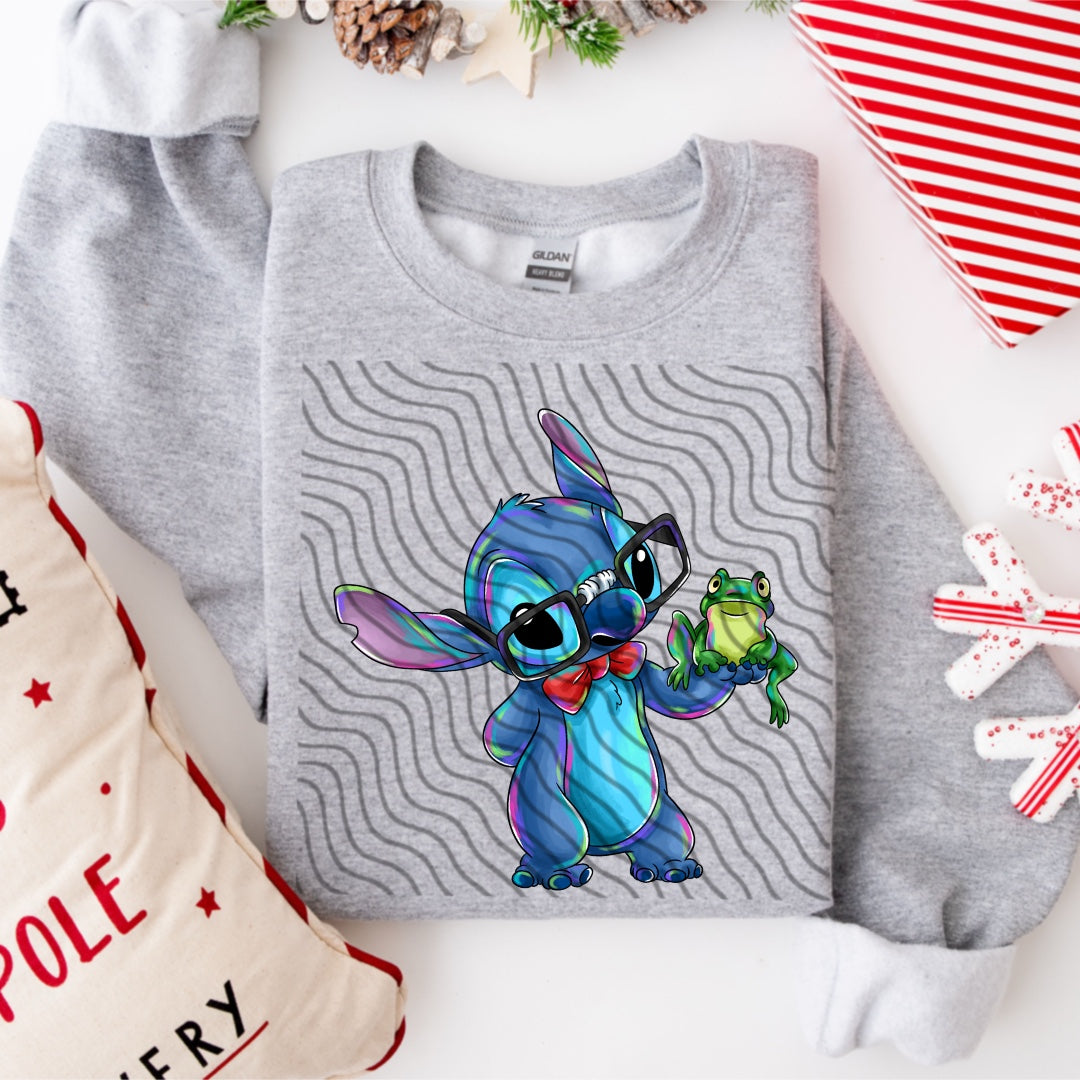 Blue Alien School – Plaid Panther DTF Transfers